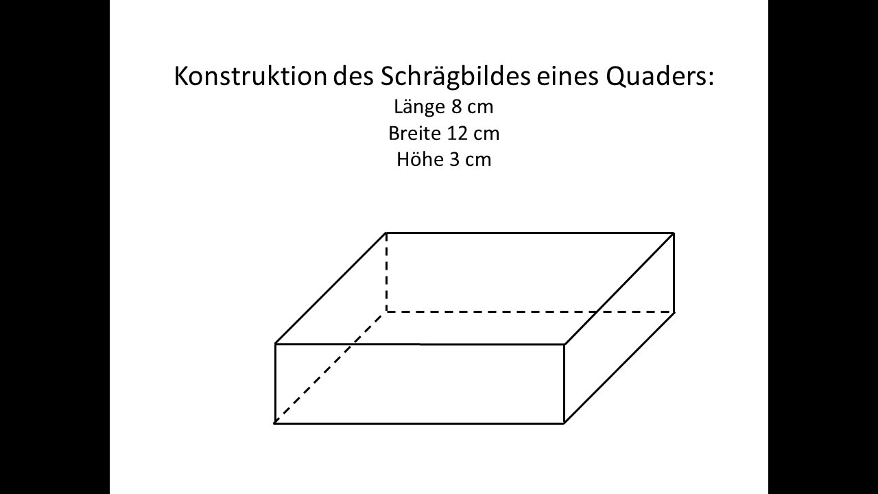Schrägbild eines Quaders - YouTube