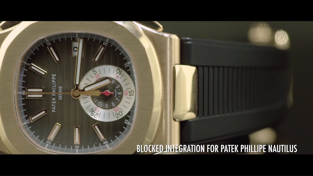 The Perfect Watchband for Patek Phillipe Nautilus by Rubber B - YouTube