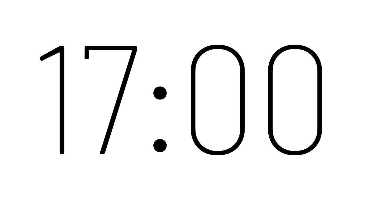 17 Minute Timer with Alarm - YouTube