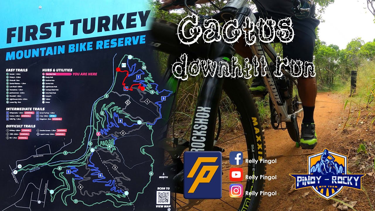First Turkey Mountain Bike Reserve Cactus Run - YouTube