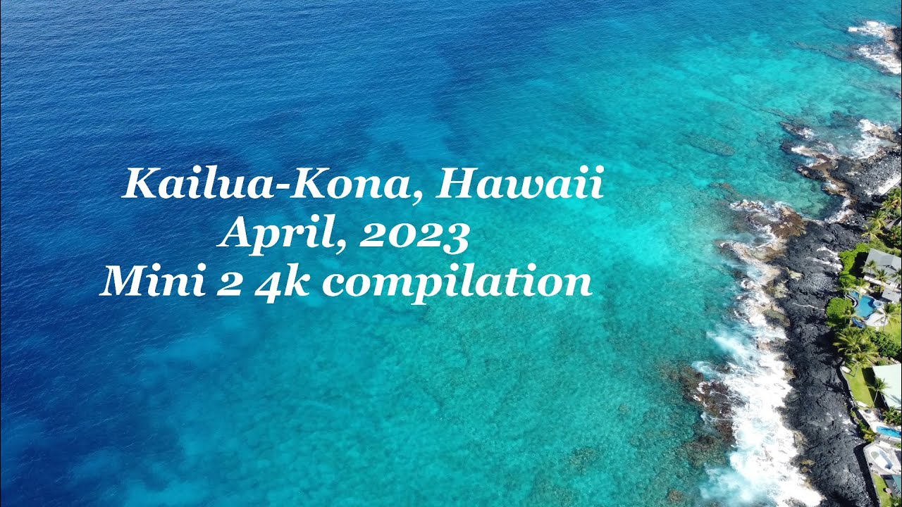 West coast of the Big Island of Hawaii - Mini 2 4k drone video ...