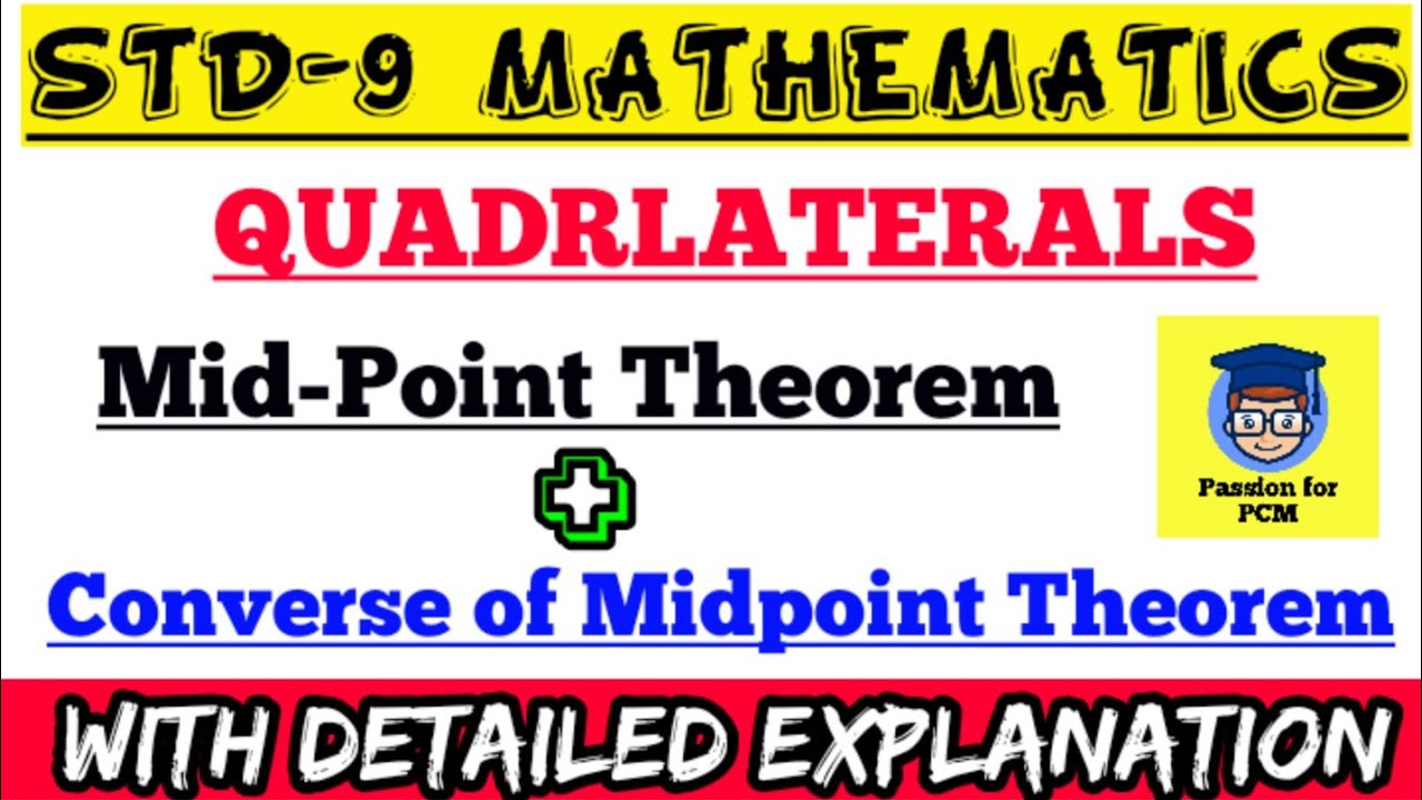 Midpoint Theorem | Converse of Midpoint Theorem - YouTube
