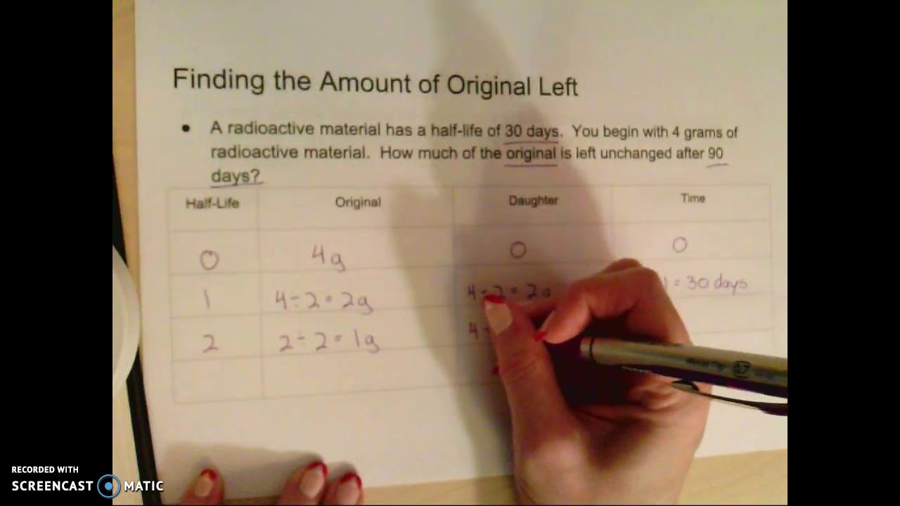 Solving Radiometric Dating Problems - YouTube