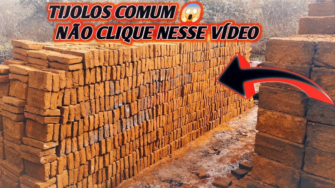 Tijolos comum bem queimadinho-venha conferir essa maravilha da AGRICULTURA - YouTube