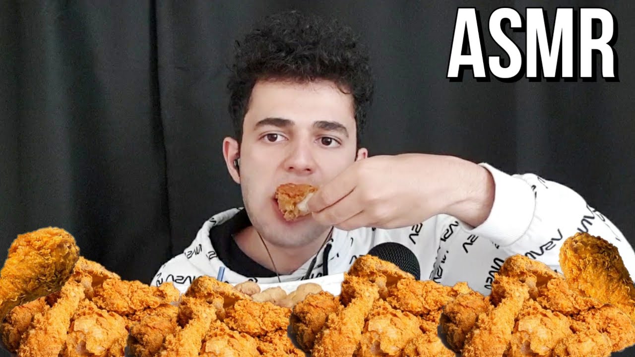 Çıtır Tavuk ASMR Türkçe | Yemek ASMR | Fried chicken asmr | Eating ...
