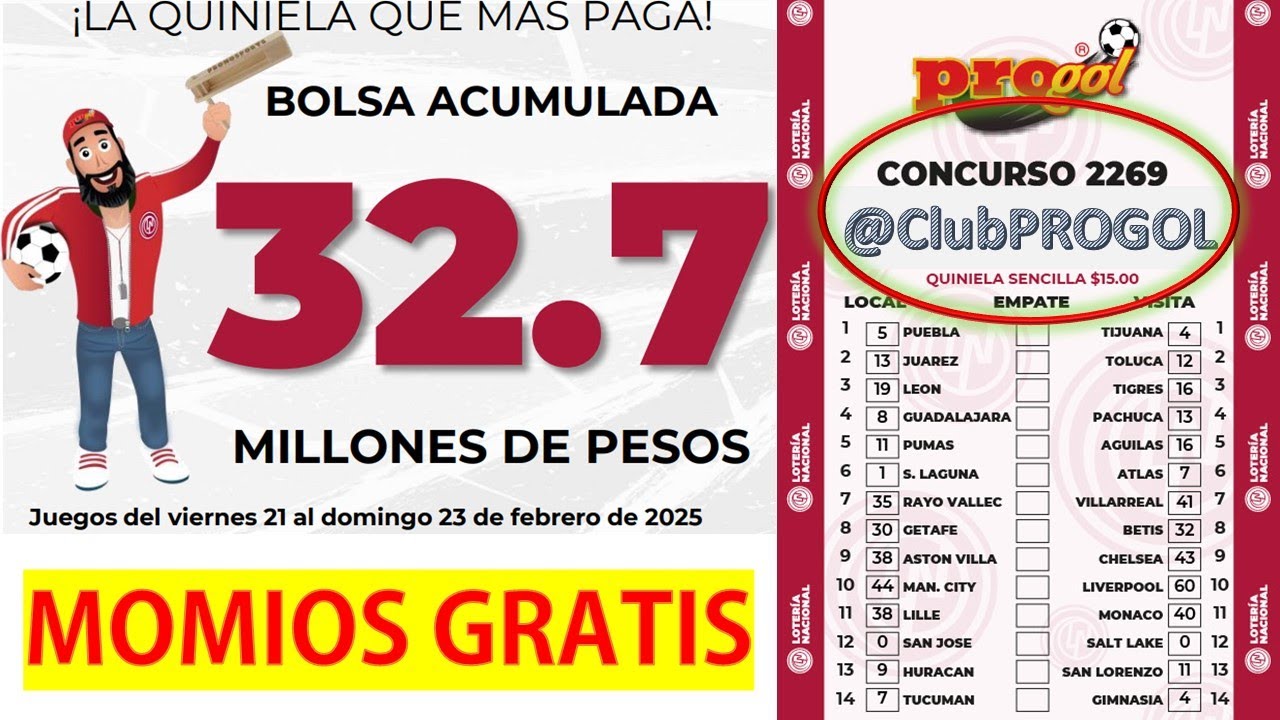 Pronósticos Progol 2269: ¡La clave para tus quinielas! 🔥⚽#progol2269 # ...