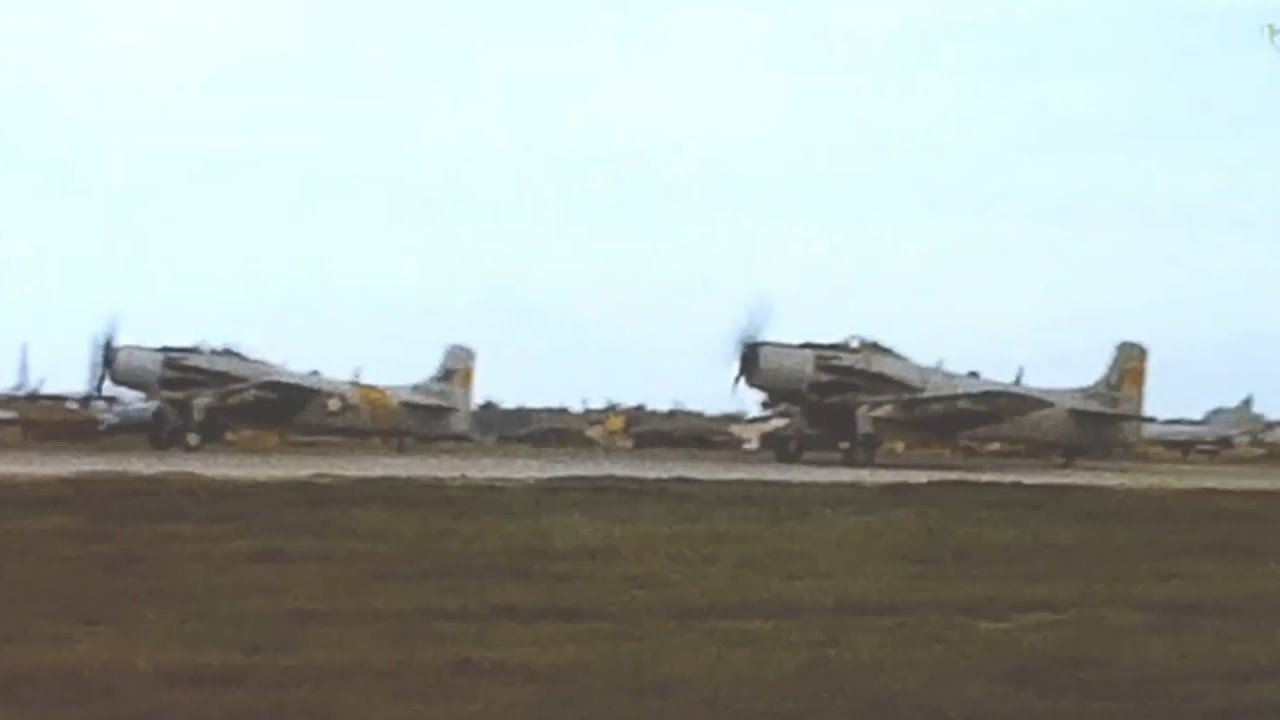 Phu Bai Combat Base Vietnam 1965 Military Planes Taking Off & Landing ...