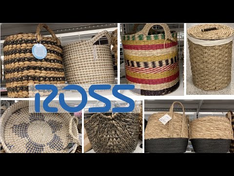 ROSS PINK TAG SALE! STORAGE BASKETS wt PRICES - YouTube