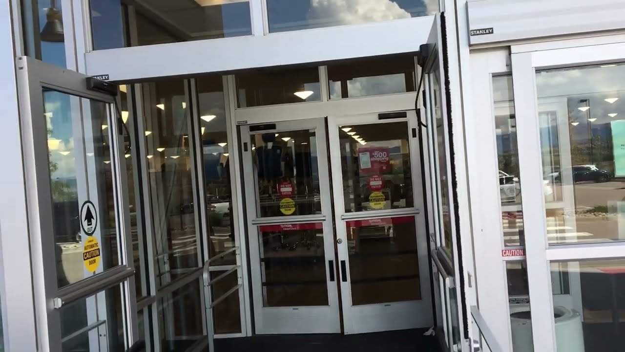 Retake of 2016 Stanley automatic doors at Home Goods in Castle Rock ...
