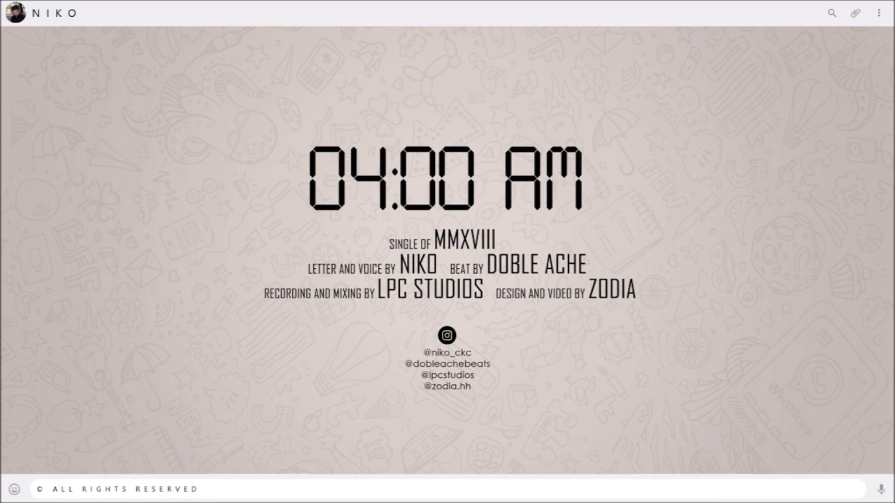 NIKO - 4AM (prod.lpcstudio) - YouTube
