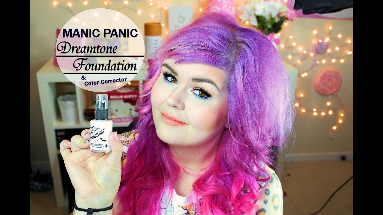 Manic Panic Dreamtone Foundation + Color Corrector Review - YouTube