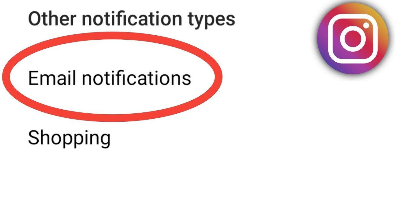 Instagram Email Notifications Setting | Instagram Email Notifications ...