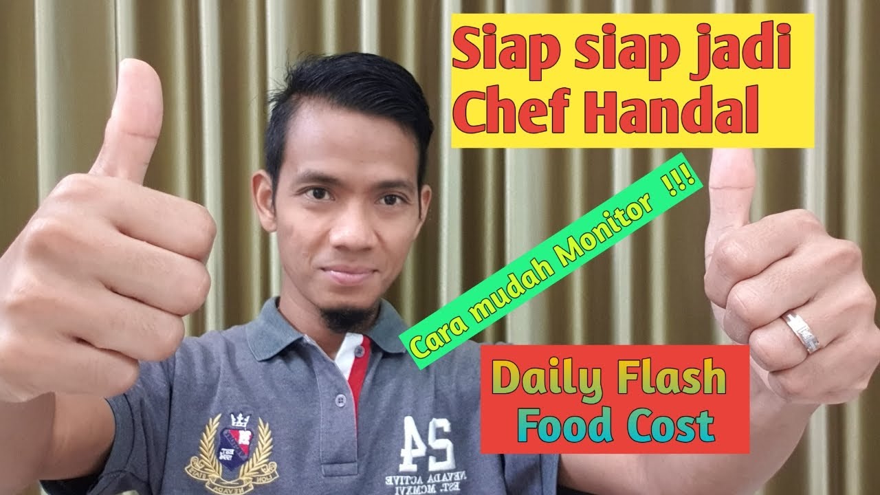 DAILY FLASH FOOD COST || STRATEGI MARKET LIST WEEKEND ATAU SAAT EVENT ...