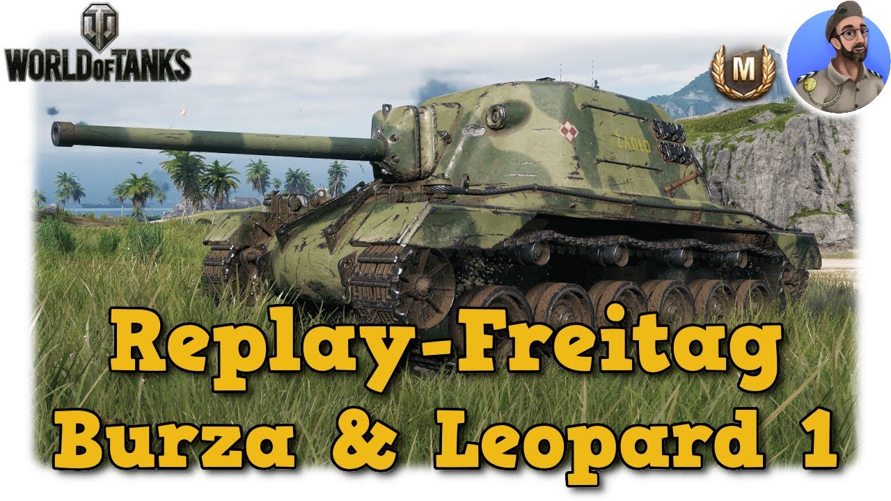 WoT - SDP 44 Burza & Leopard 1 - Komplett stock & den Gegner rasieren - World of Tanks - YouTube