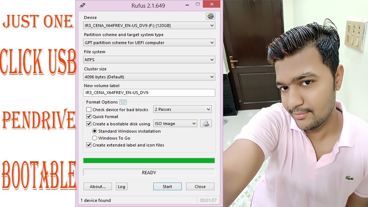 Bootable Usb Windows 10 Iso Rufus - Bootable Usb Just A Mint From ISO ...