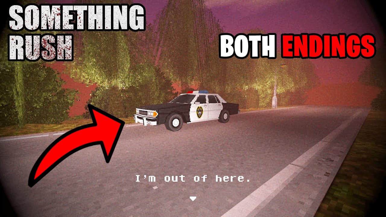 Something Rush Game (Both Endings) Horror Game - YouTube