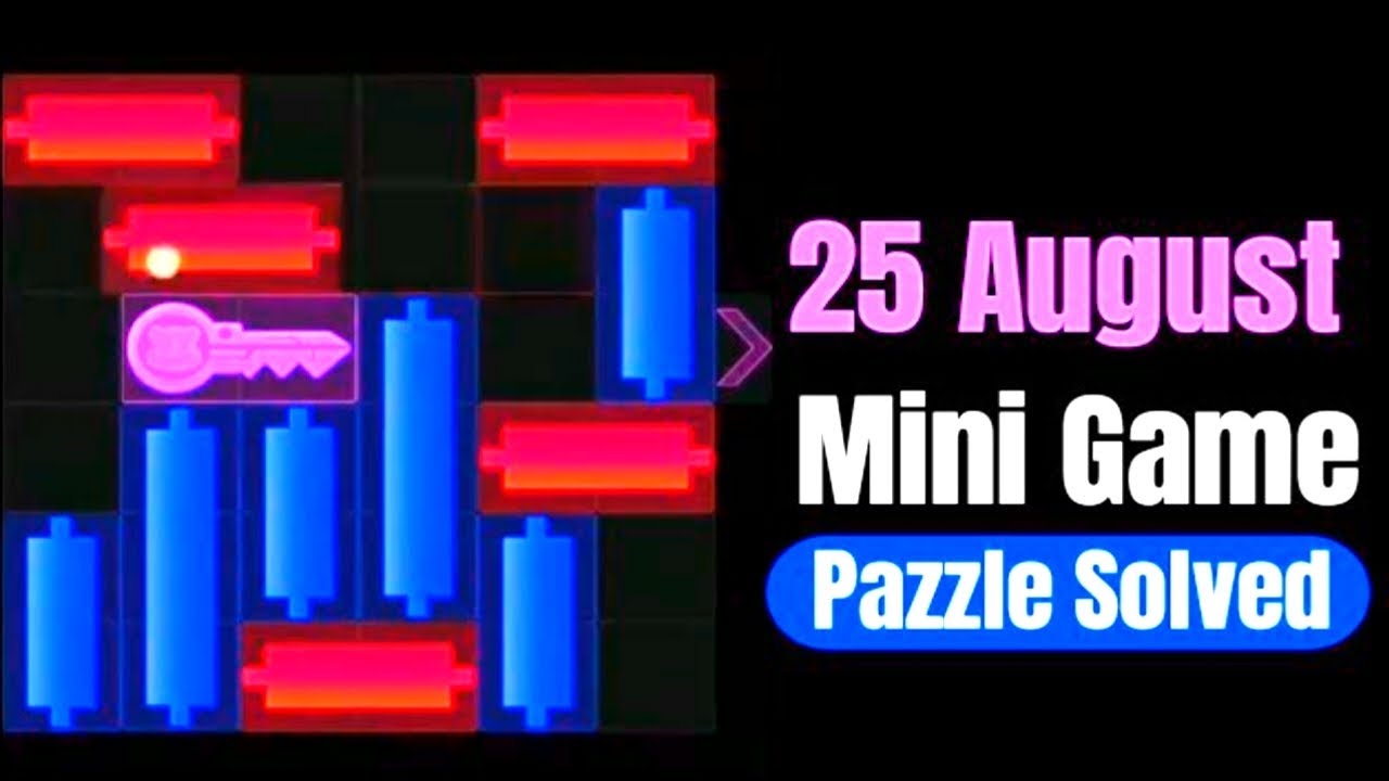 Mini Game 25 August | Hamster Kombat Mini Game Today - YouTube