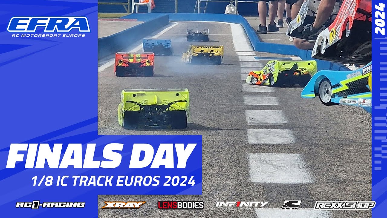 EFRA 1/8th Nitro Track Euros - Finals Day - LIVE! - YouTube