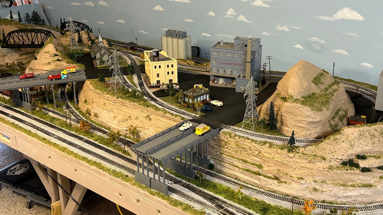 My 6x16 HO Garage Layout -Layout Update - YouTube