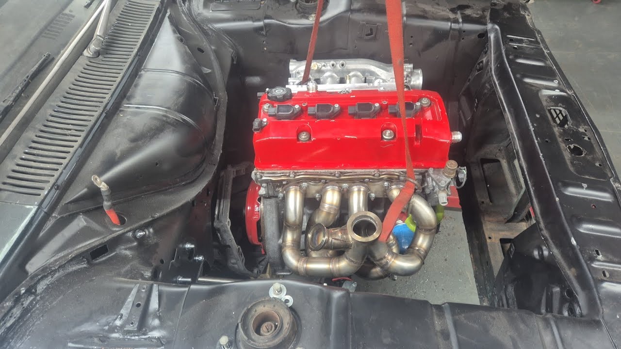 mk2 cortina honda k20 f20c turbo rwd build part 1 - YouTube