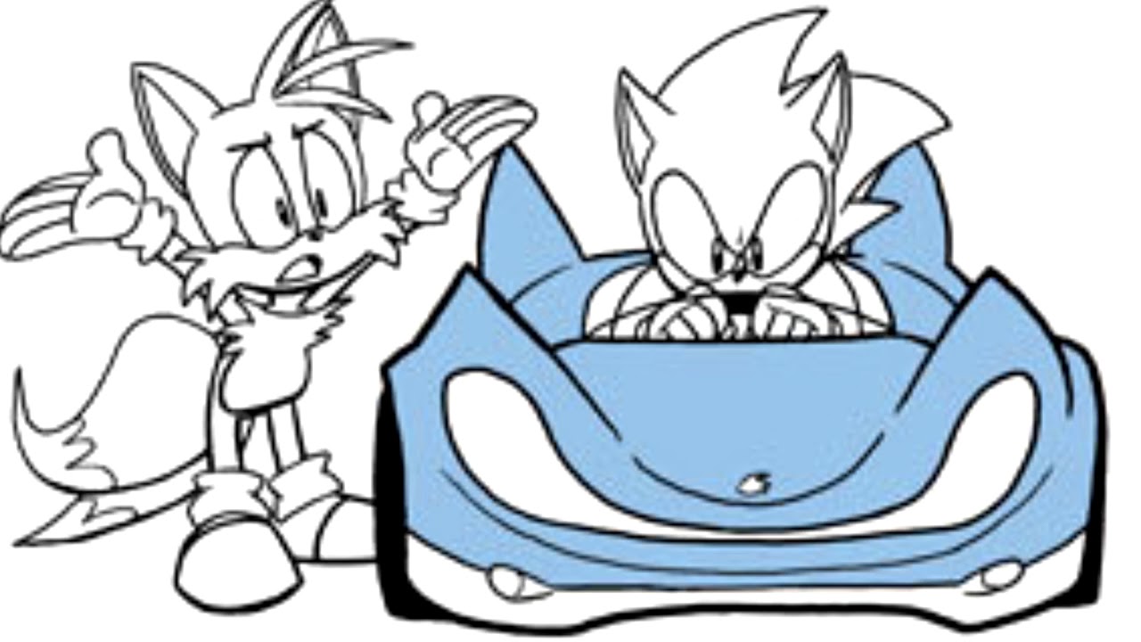Sonic Comic Dub: Super Sonic Racing [Sonic Fan Comic] - YouTube