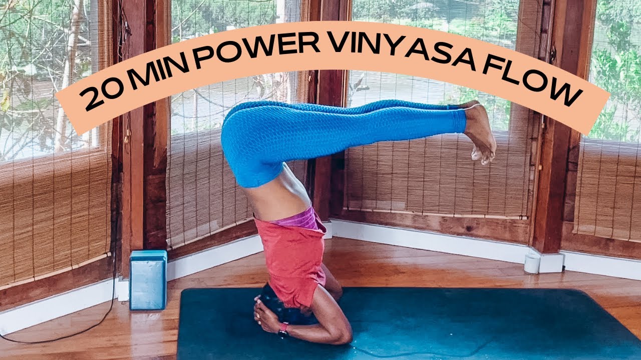 20-Min FULL Body Power Vinyasa Yoga Workout @omgreenwellness - YouTube
