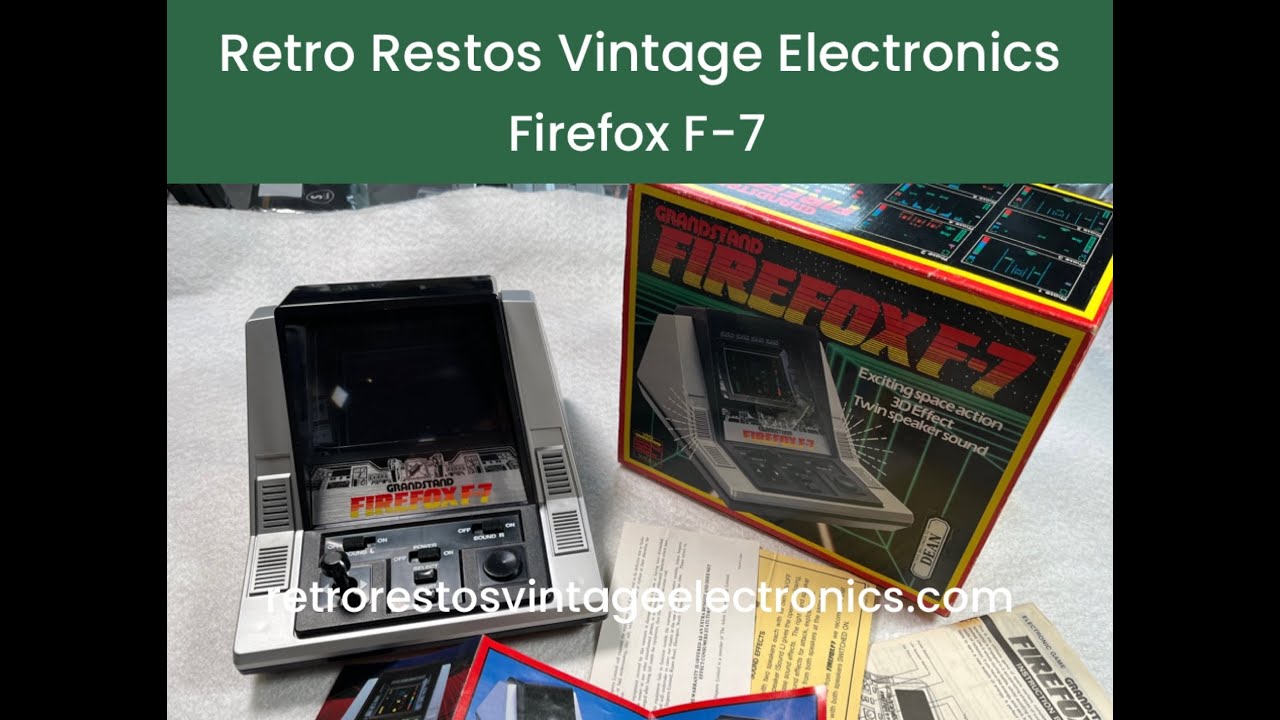 Firefox F-7 For Sale. Vintage Electronic Game. Superb VFD Retro Game ...