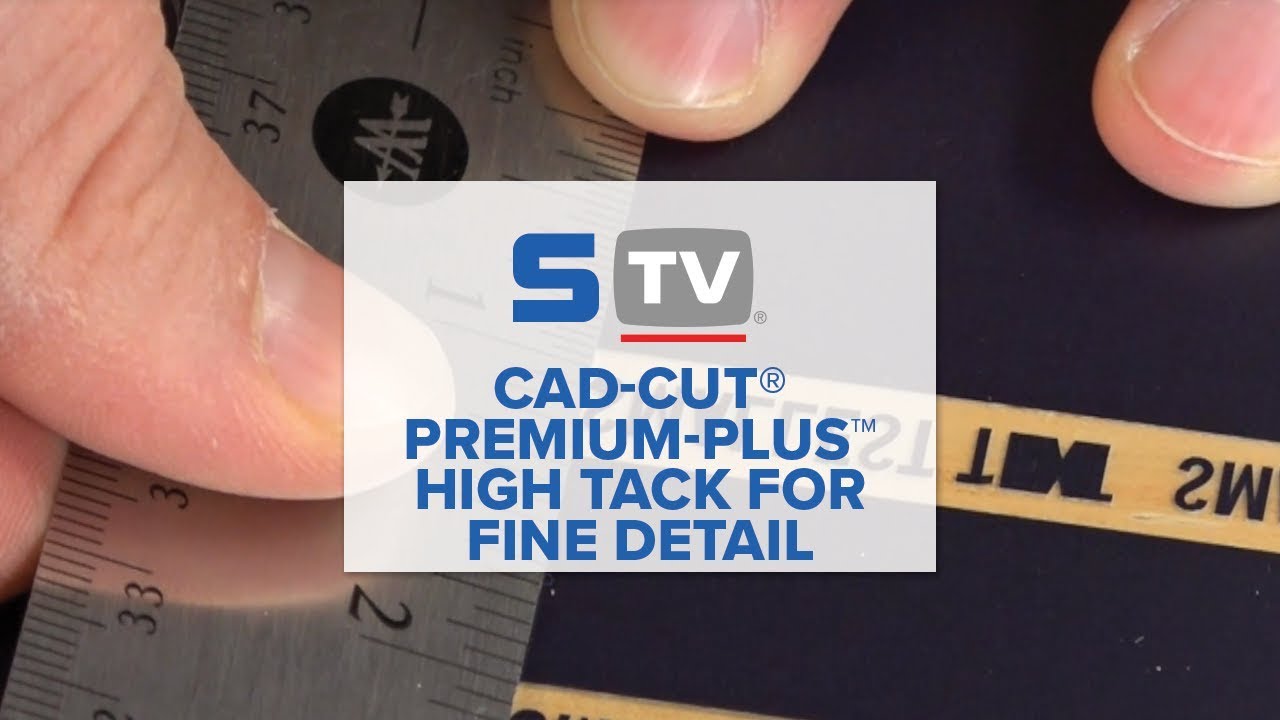 Choose CAD-CUT® Premium Plus™ High Tack for Fine Detail - YouTube