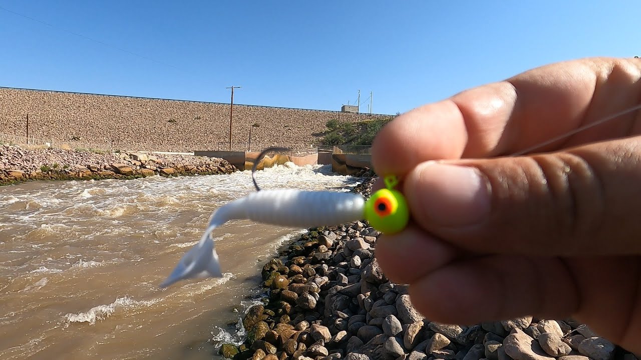 Fishing Heavy Current Below Caballo Dam - YouTube