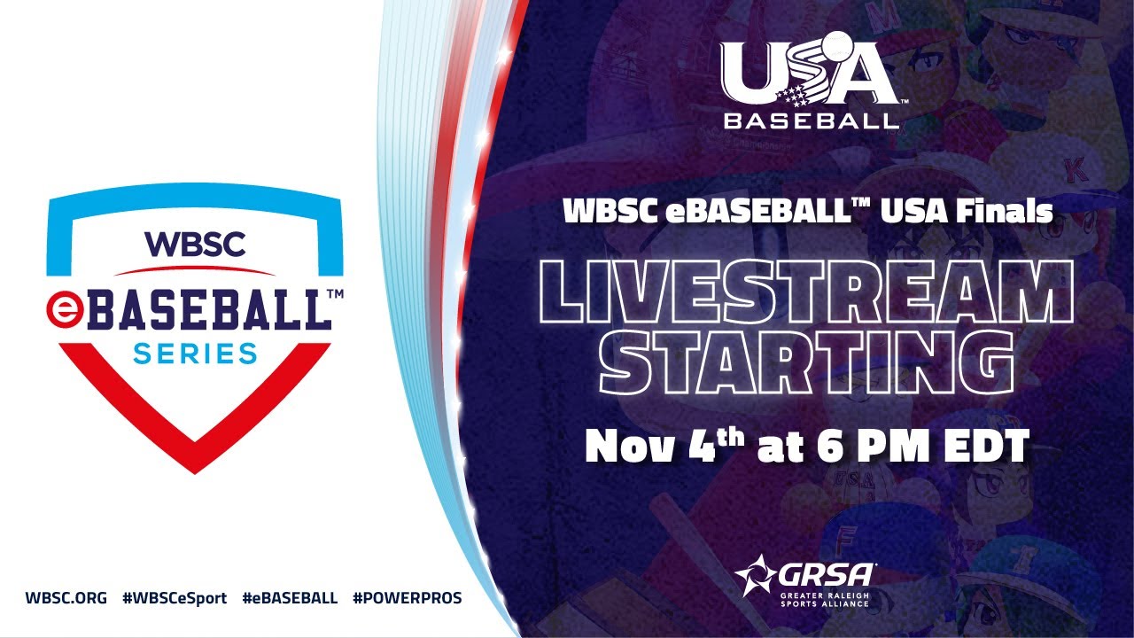 WBSC eBASEBALL™ Series – USA eBASEBALL™ Finals 2023 - YouTube