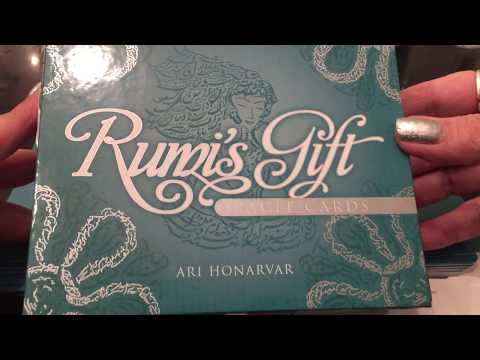 Rumi's Gift Oracle Cards-Close Up Review Plus Bonus Reading!