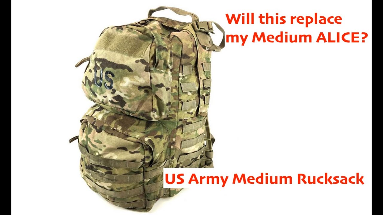 US Army Medium Rucksack, Will it replace my Medium ALICE? - YouTube