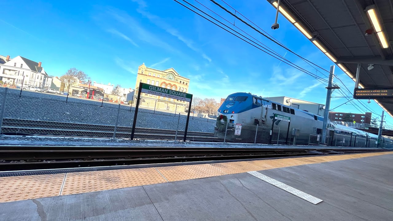 Mix of Green line , Amtrak , and commuter rail train lines🚊 - YouTube
