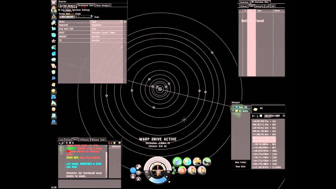 Eve Online - Find a PoS in a WH without probes - YouTube