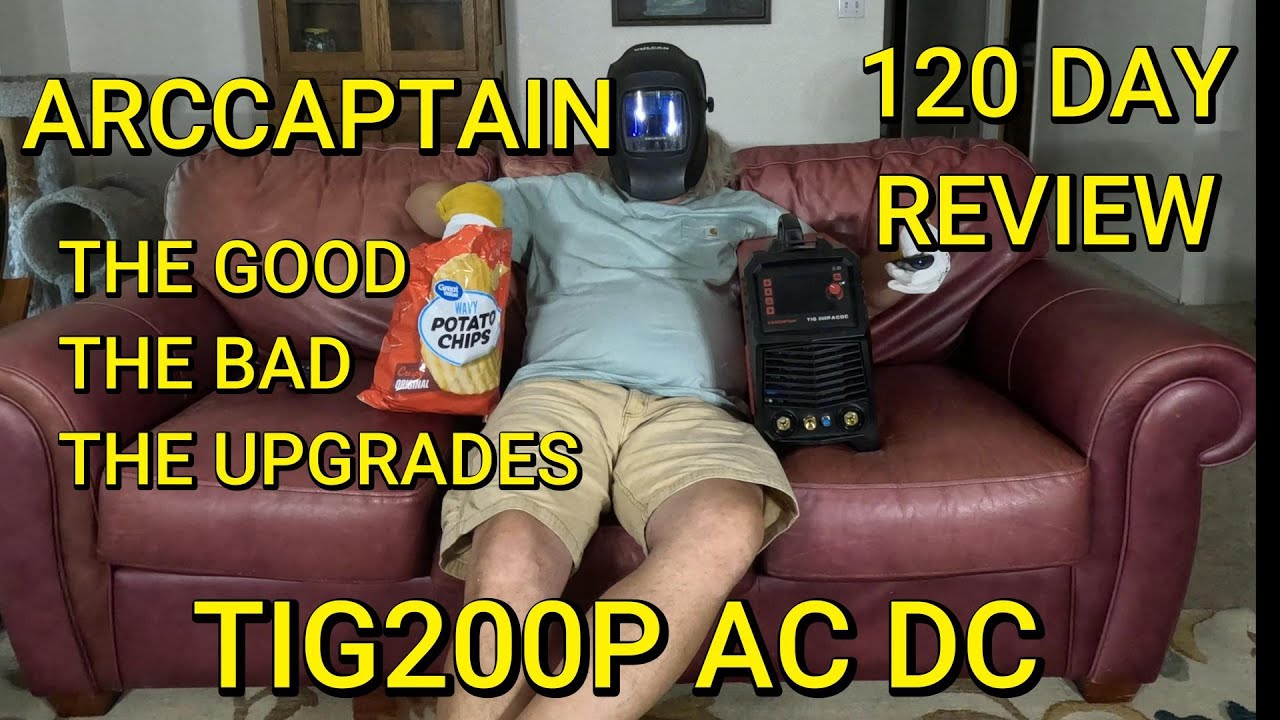 ARCCAPTAIN TIG200P AC DC 120 DAY REVIEW - YouTube