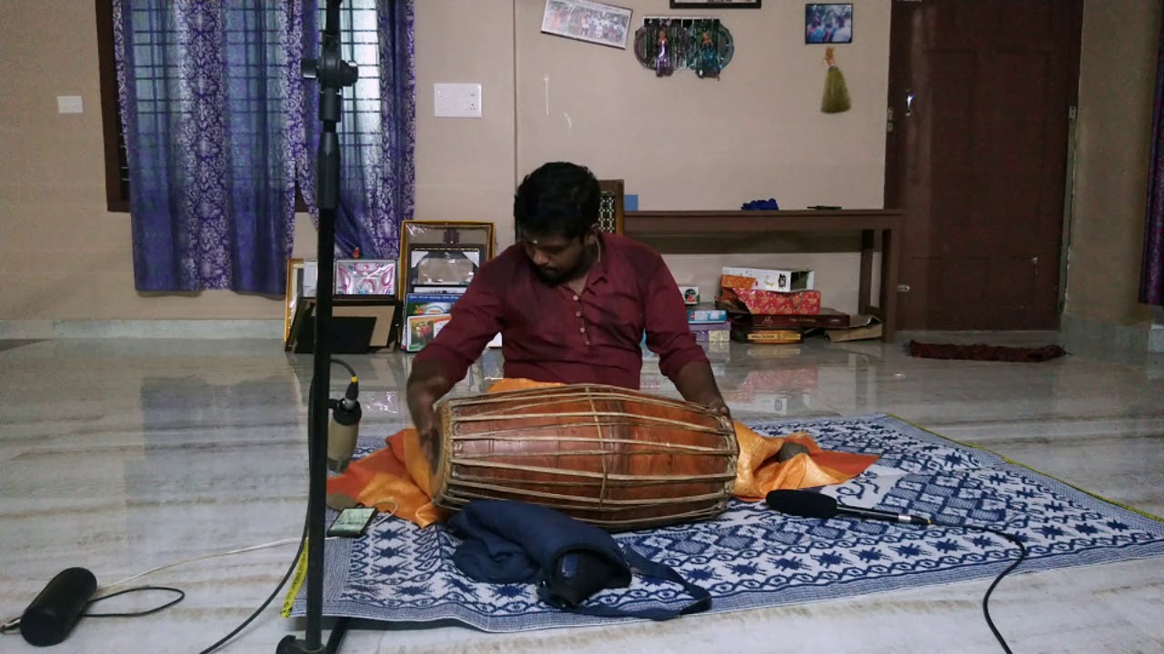 Mridangam Solo / Adi Talam / Adoor V Jayadevan/ HCL CARNATIC QUEST ...