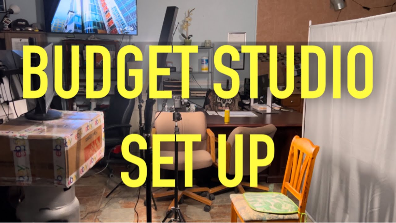 HOW TO SET UP AND FILM HEAD TALKING SHOT STUDIO ON A BUDGET FAST & EASY ...