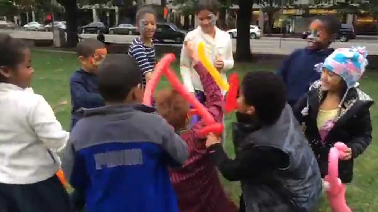 Slow Motion Balloon Sword Fighting - YouTube