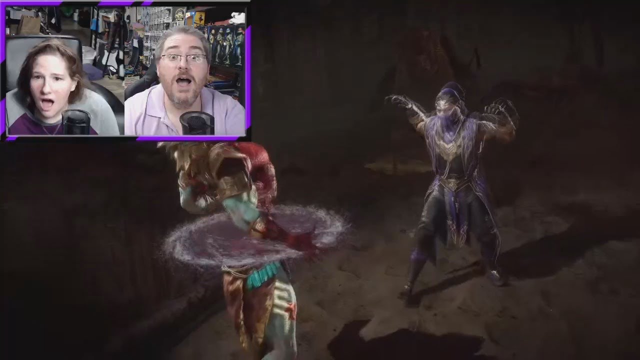 MK11 Rain Gameplay Reactions!!!! - YouTube