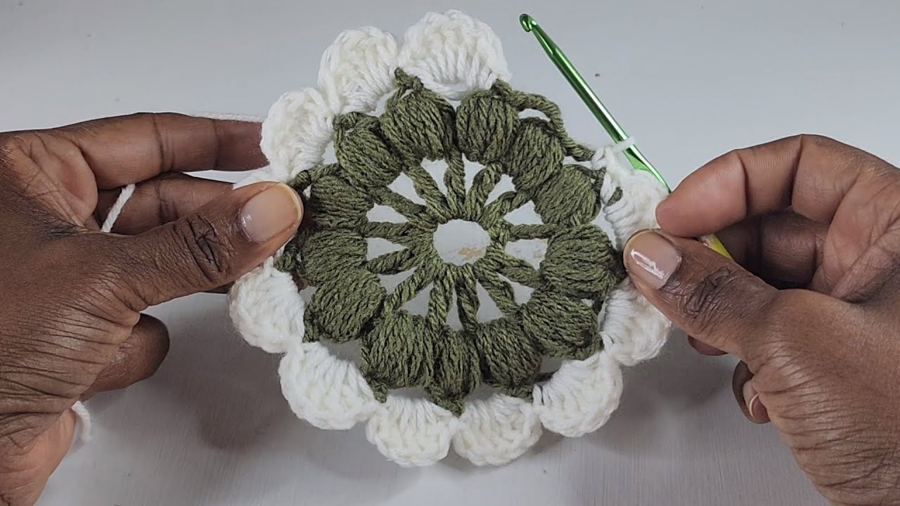 Easy Crochet Flower Motif | How to Tutorial - YouTube