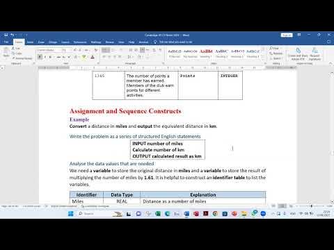 AS CS Chapter 9 Part 3 Algorithm Design and Problem Solving - YouTube
