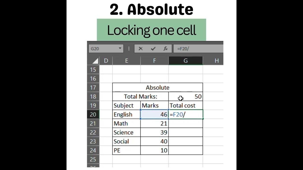 Advanced Excel Formula Tip - 2 - YouTube