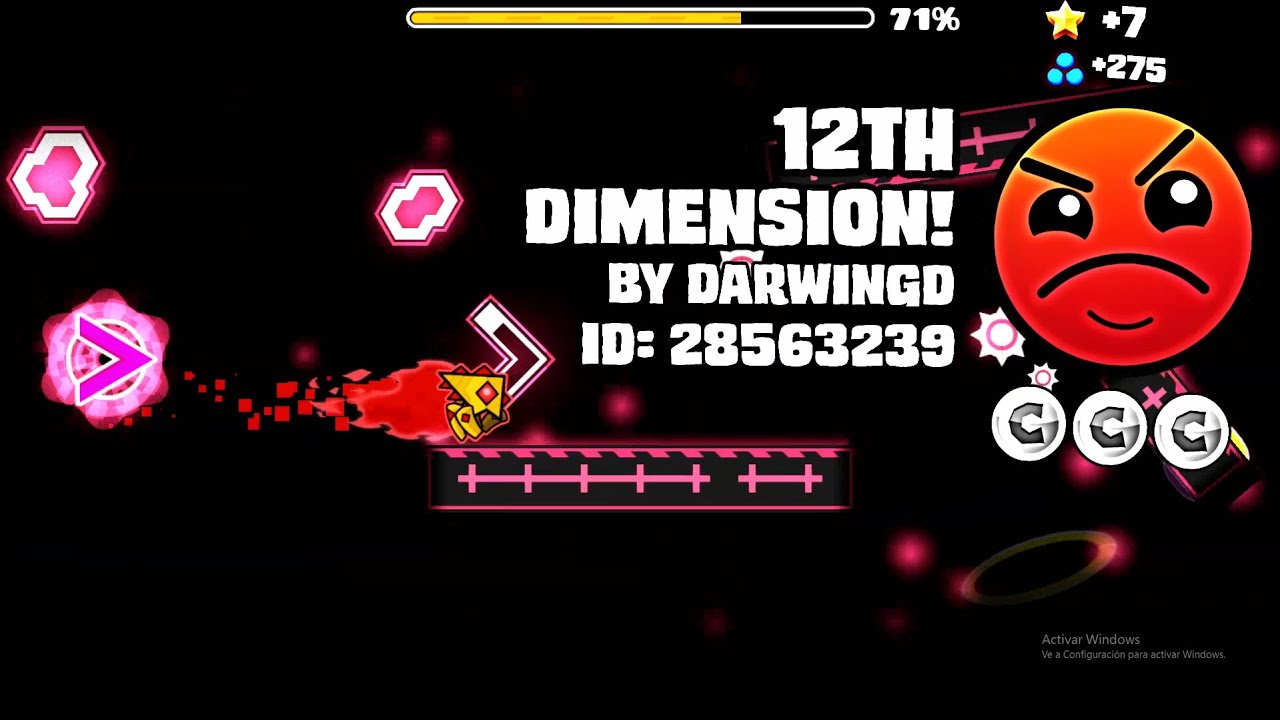 Geometry Dash 2.1 - 12TH DIMENSION (FEATURED) | CoolerYT - YouTube
