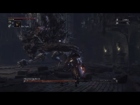 Bloodborne - Bloodletting Beast Boss Fight! - YouTube