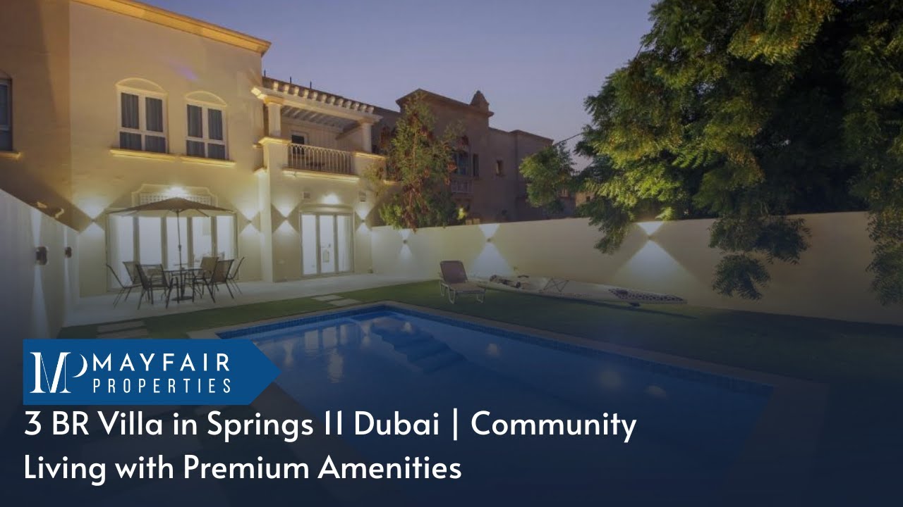 Springs 11 Dubai: The Perfect Family Community with Stunning Villas ...
