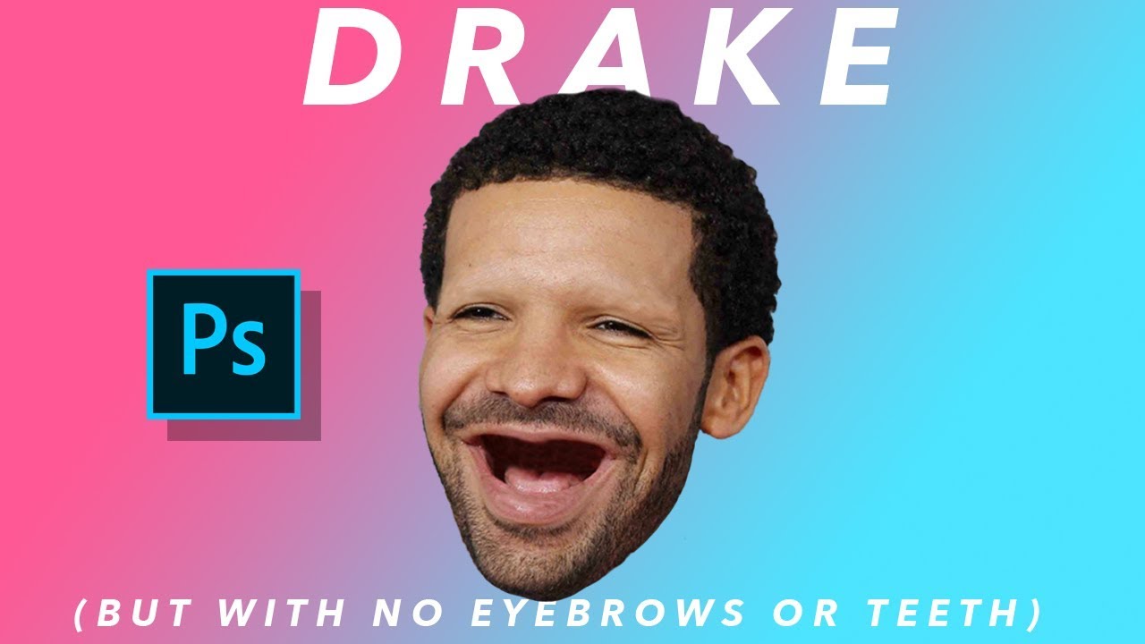 Drake With No Teeth And Eyebrows