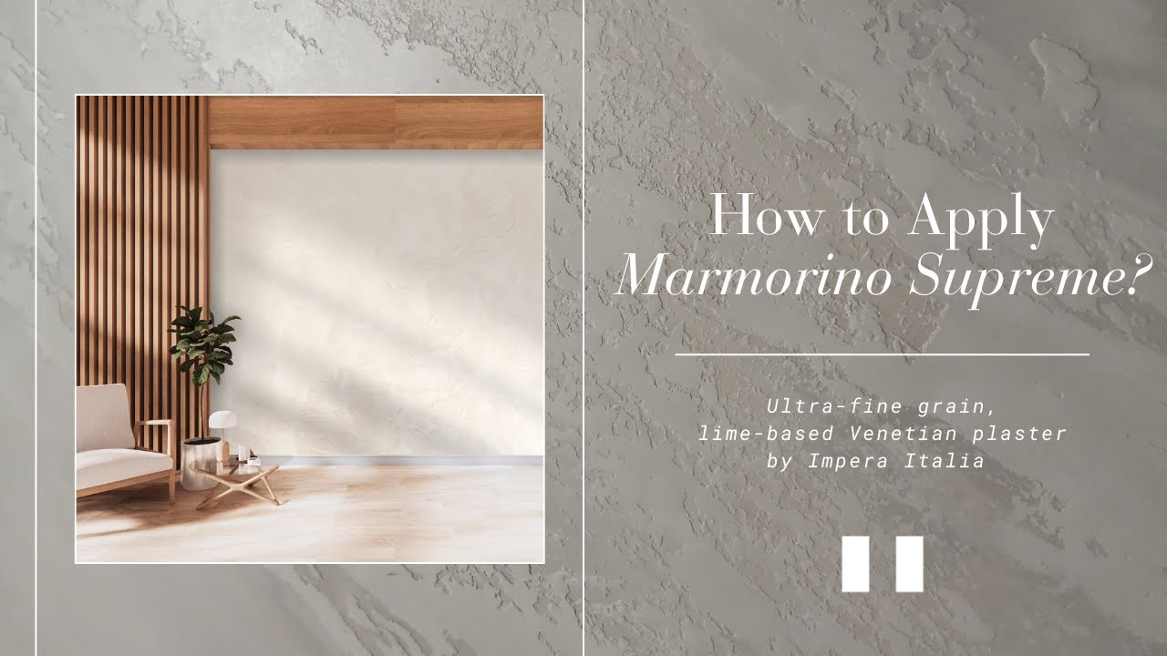 How to Apply our Ultra-Fine Grain, Lime-Based Venetian Plaster ...