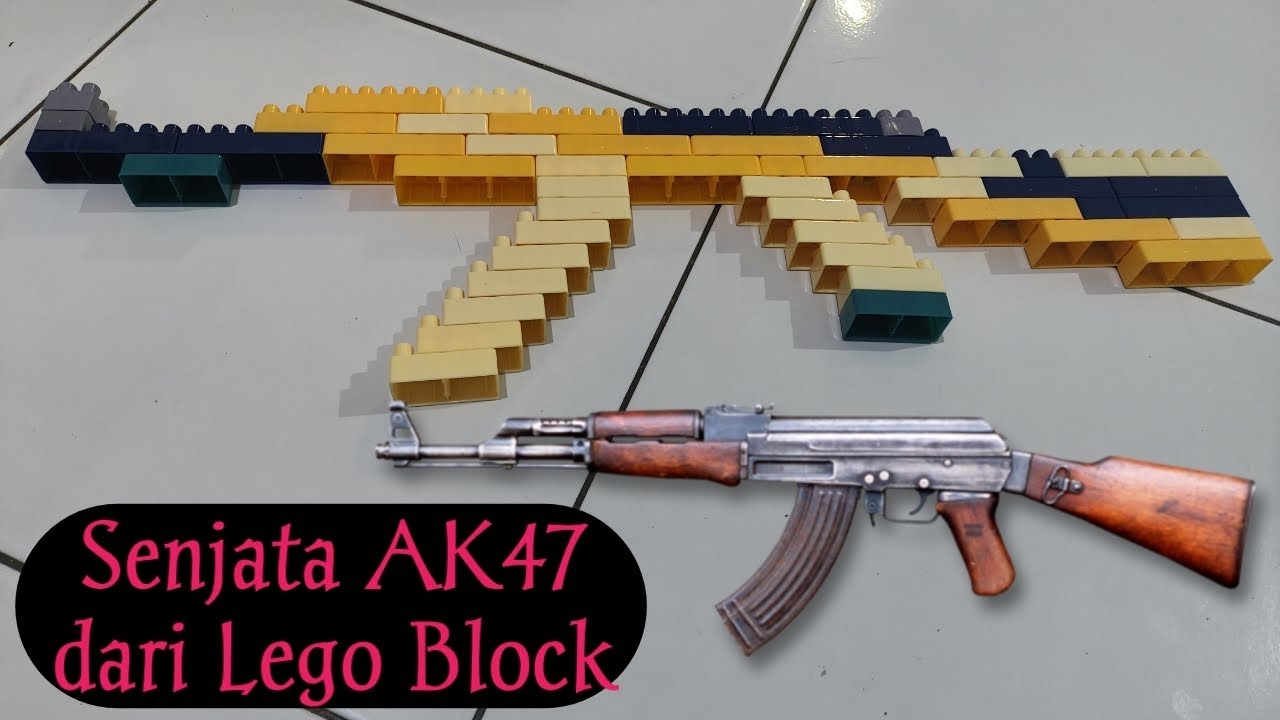 Cara membuat senjata AK47 dari lego || How to make LEGO AK47 #lego # ...