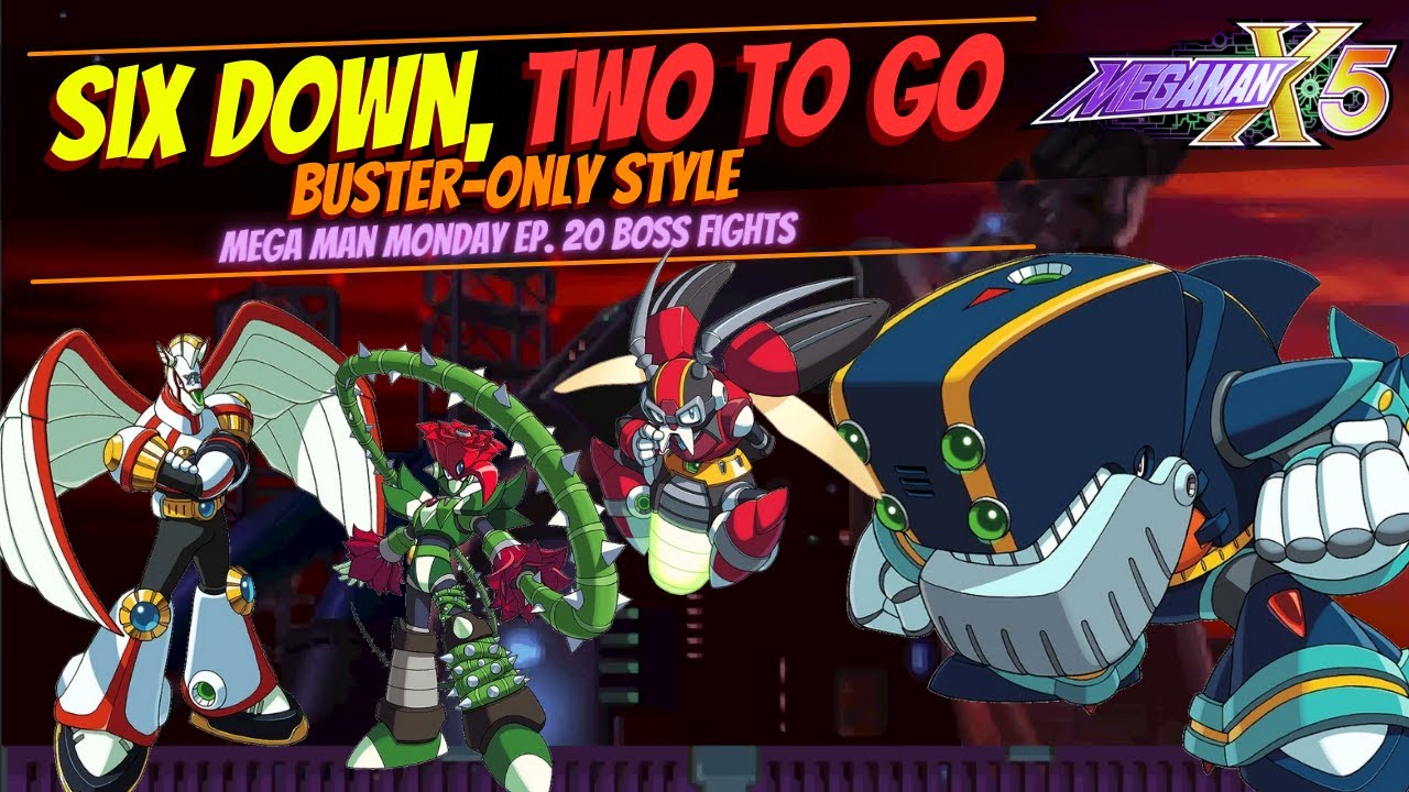 Mega Man X5 Buster-Only Fights - Dynamo Shining Firefly, Tidal Whale ...