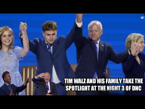 TIM WALZ AND HIS FAMILY IN THE SPOTLIGHT#DNC#america - YouTube